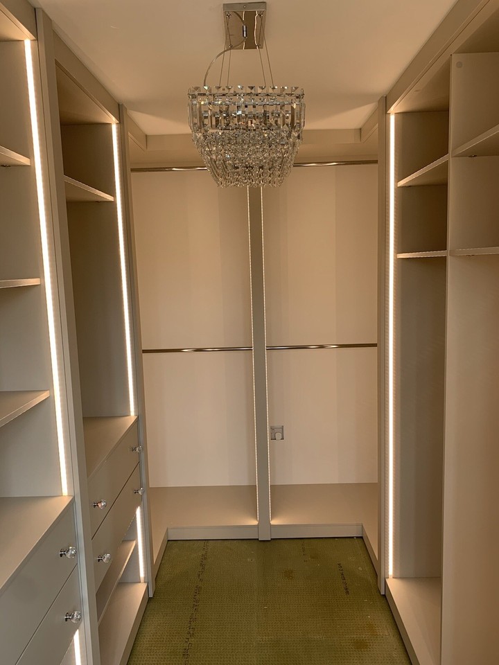 Bespoke Design Dressing Room Walk In Wardrobe. Made To Measure. Custom ...