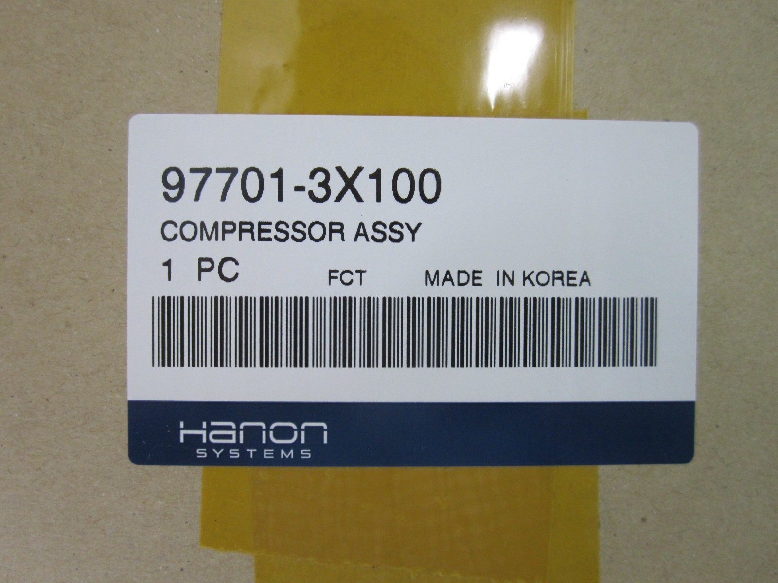 A/C COMPRESSOR FOR 2011 12 HYUNDAI ELANTRA NEW ORIGINAL PART 97701 ...