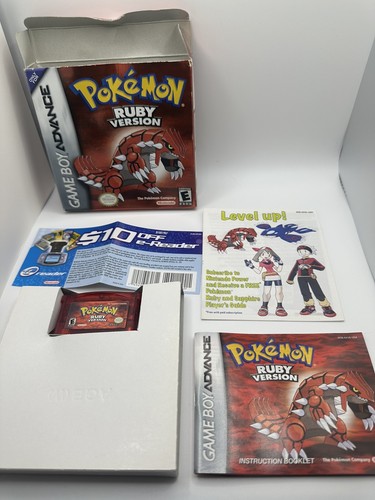 Pokémon Ruby Version GBA Game Boy Advance 2003 CIB Complete Authentic ...