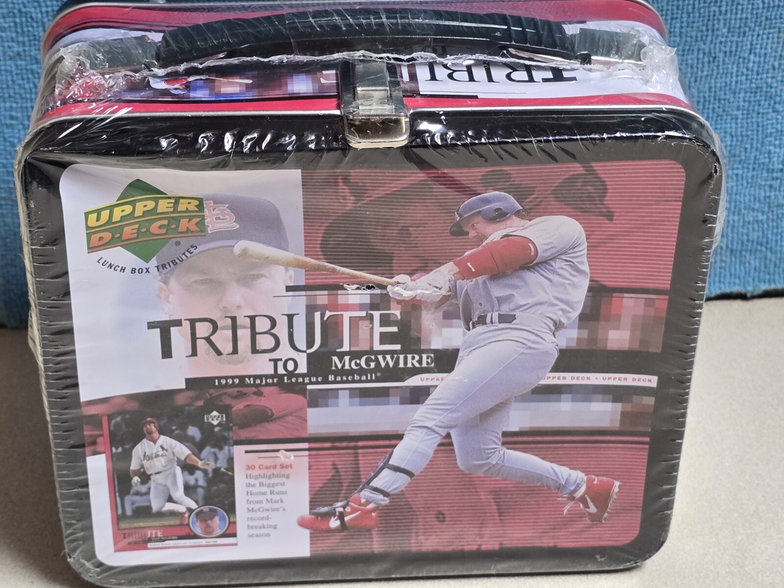 Mark McGwire-Upper Deck Tribute Lunch Box-W/30 Card Set-1999-Factory ...