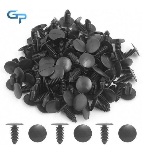 Black Nylon Xmas Tree Barbed Type Clips Retainers Qty 100 Pcs Part ...