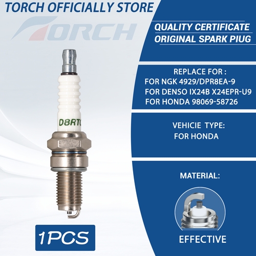 TORCH D8RTC Spark Plug Replace for YAMAHA TT-R230 TTR230 TTR 230 for ...