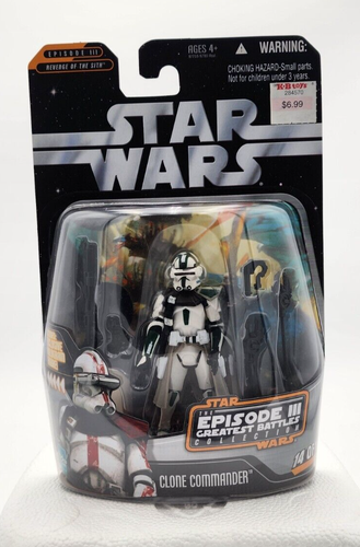 NEW CLONE COMMANDER GREEN STAR WARS ROTS GREATEST BATTLES 3.75" FIGURE ...