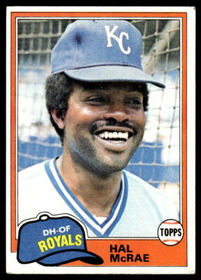 1981 Topps Hal McRae #295 Kansas City Royals Baseball Card | eBay