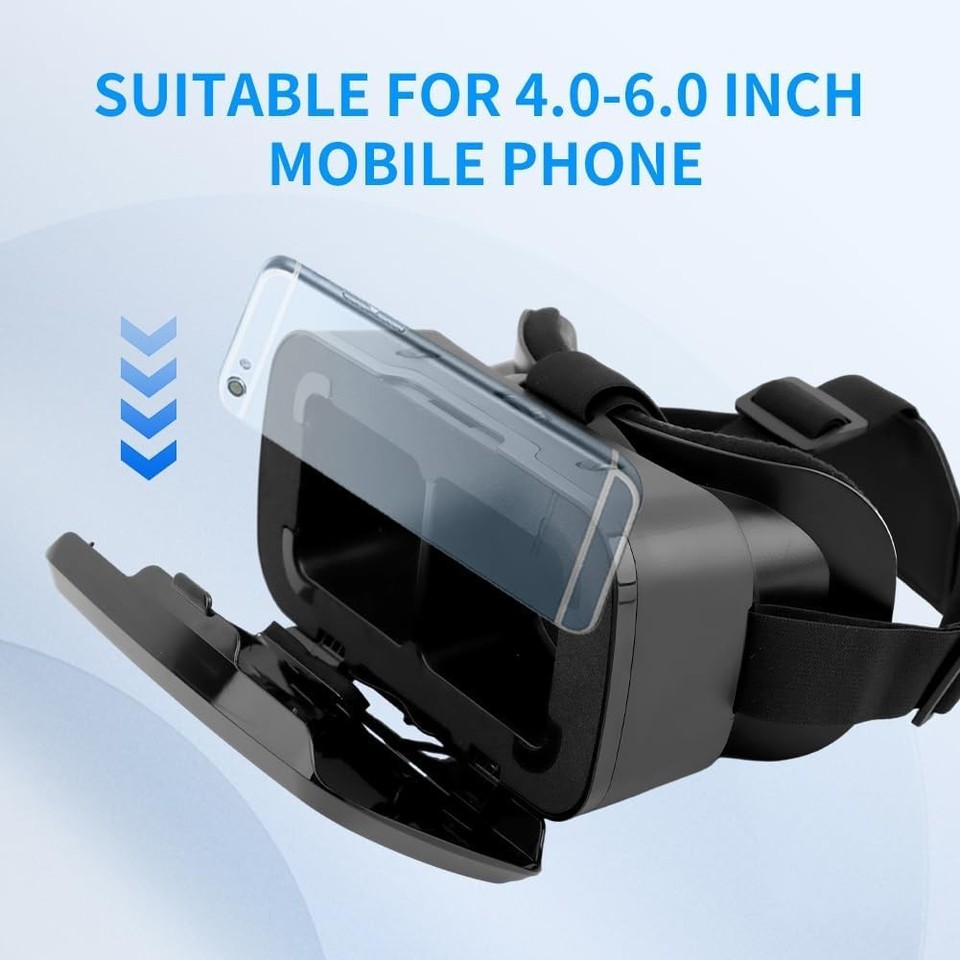 Lightweight VR Goggles with Adjustable Lenses - Perfect for 3D Movies ...