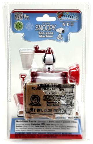 World's Smallest Snoopy SNO-CONE MAKER Peanuts Toy Snow Machine Shaved ...