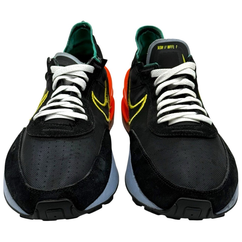 Nike Waffle One Peace and Unity Men’s Size 13 DM9049-001 Black Yellow ...