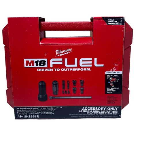 Milwaukee Tool 49-16-2661R M18 Fuel 1/4 In. Lockbolt To Blind Rivet ...