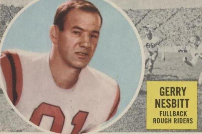 1960 Topps CFL - Gerry Nesbitt #64 (RC) for sale online | eBay