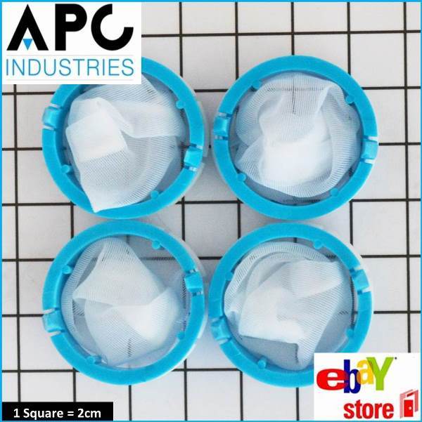4x GENUINE SIMPSON WESTINGHOUSE WASHING MACHINE LINT FILTER 0564257398 ...
