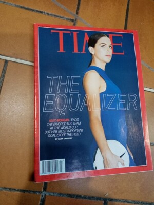 special cover alex Morgan soccer/thé equalizer-Magazine revue TIME-june ...