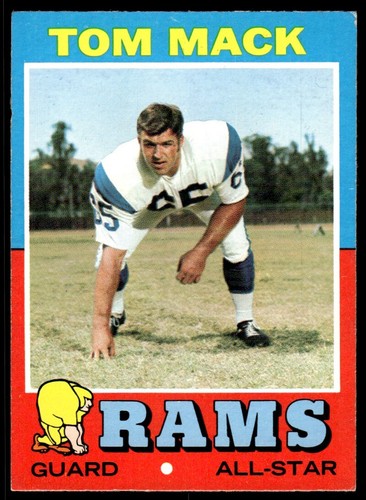 1971 TOPPS TOM MACK LOS ANGELES RAMS #94G | eBay