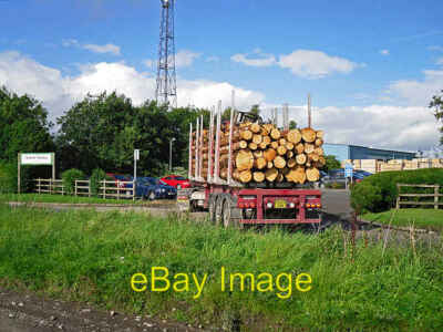 Photo 6x4 Timber lorry arriving at BSW sawmill Cargo The sawmill opened ...
