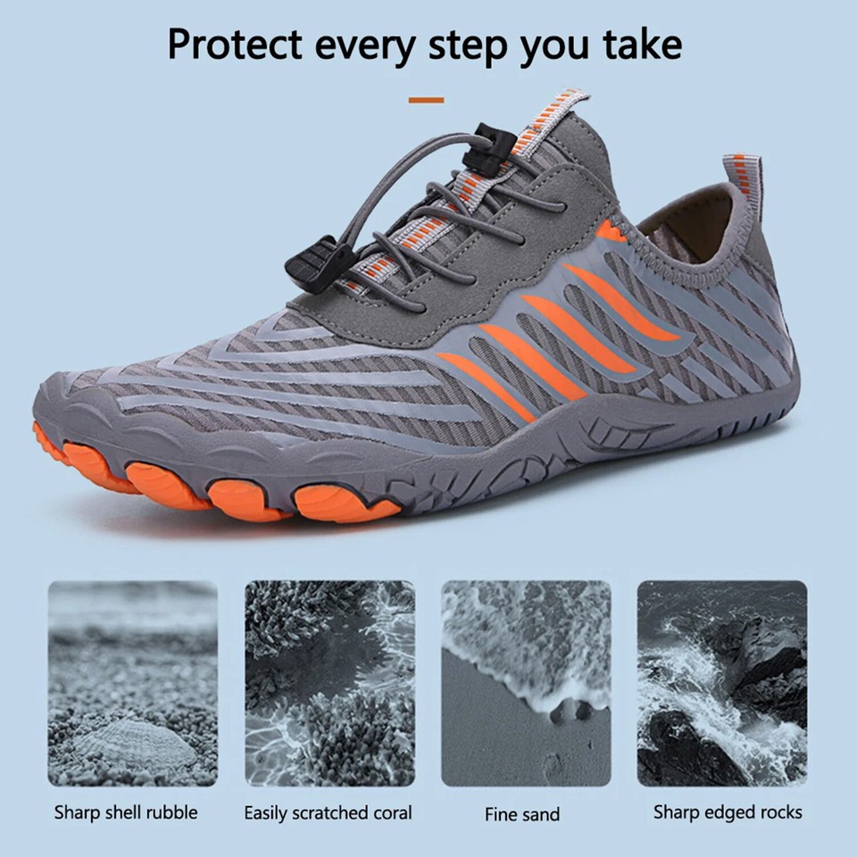 Mens Womens Anti Slip Breathable Outdoor Pool Beach Sneakers Casual ...