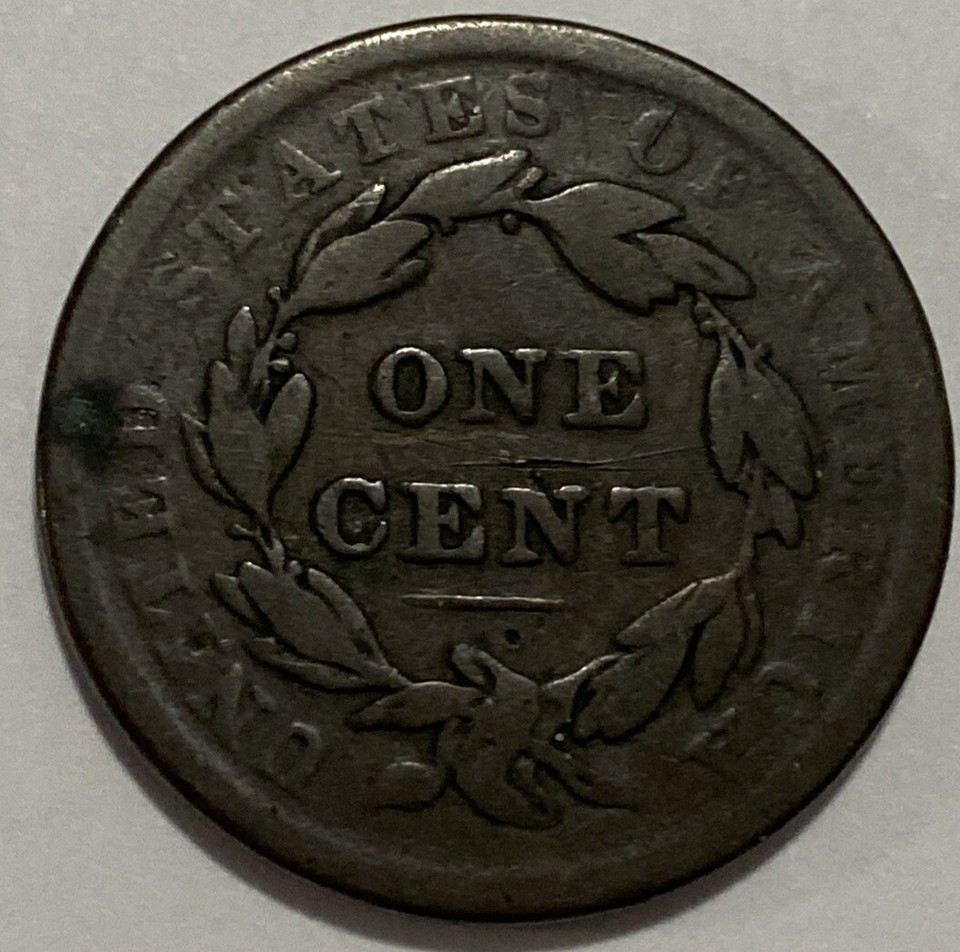 1838 - Coronet Head Large Cent - Exact Coin Imaged #LC80 | eBay