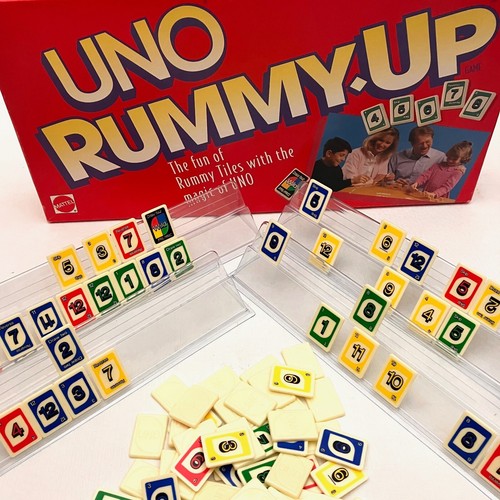 Vintage UNO RUMMY UP Game from Mattel c1993 Rare Tile Game - COMPLETE ...