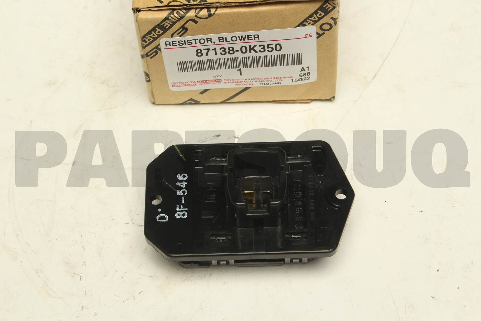 871380K350 Genuine Toyota RESISTOR BLOWER 87138-0K350 | eBay