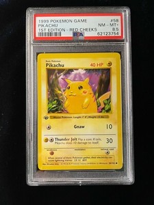 Pikachu 1999 Pokemon Game #58 1st Edition (Red Cheeks) Price Guide ...