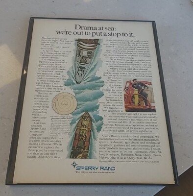 Sperry Rand Control Systems 1971 Print Ad Framed 8.5x11 | eBay