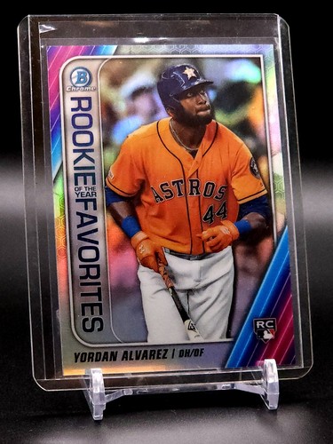 2020 Topps Bowman Chrome #RDYF-YA YORDAN ALVAREZ Rookie of the Year ...