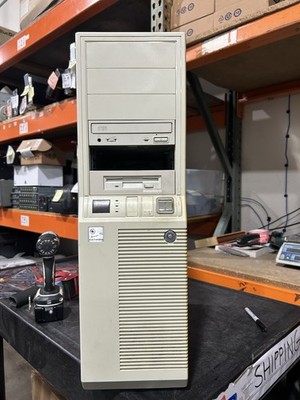 Vintage 386/486 Era Full Height AT Computer Tower Case with PSU/CD ...