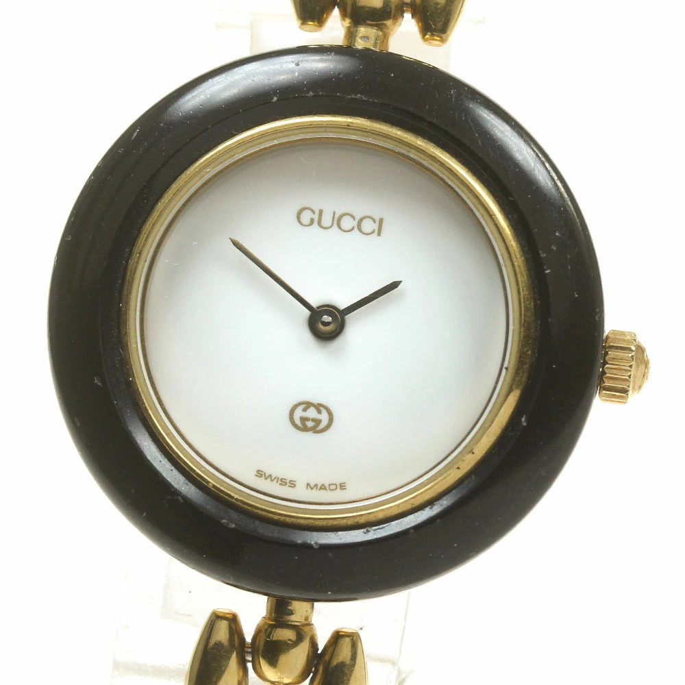 GUCCI 11 12 Change Bezel Quartz Women s Watch with In… - Gem
