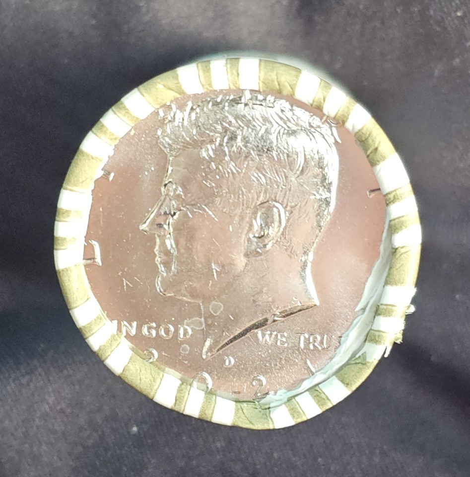 🔥10 Rolls-BU (200 coins) 👀🔥2021-D Kennedy Half Dollars Brilliant ...