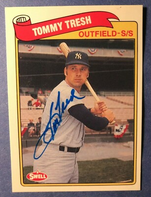 SIGNED TOM TRESH 1989 SWELL BASEBALL GREATS BASEBALL CARD AUTOGRAPH | eBay