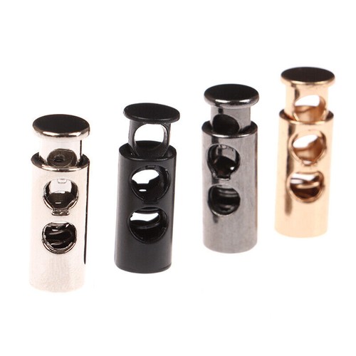 10pcs Metal Stoppers Toggle Cord Locks Drawstring lock DIY Apparel ...