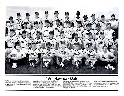 1984 NEW YORK METS 8X10 TEAM PHOTO STAUB GOODEN OROSCO BASEBALL | eBay