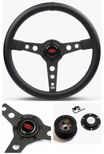 SAAS 14” 350mm Retro Steering Wheel/Boss Kit Suits Toy Corolla KE10-16 ...