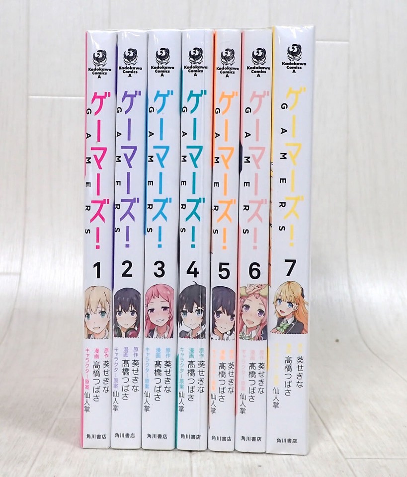GAMERS Vol.1-7 Complete Full set Comics Sekina Aoi Tsubasa Takahashi ...