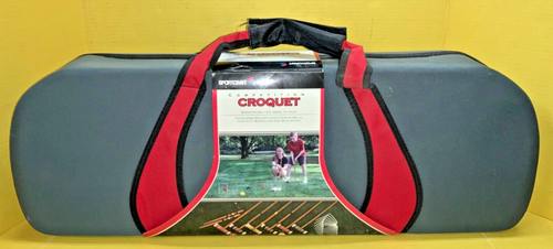 SportCraft 6-Player Croquet Set with Portable Travel Case - NIB | eBay