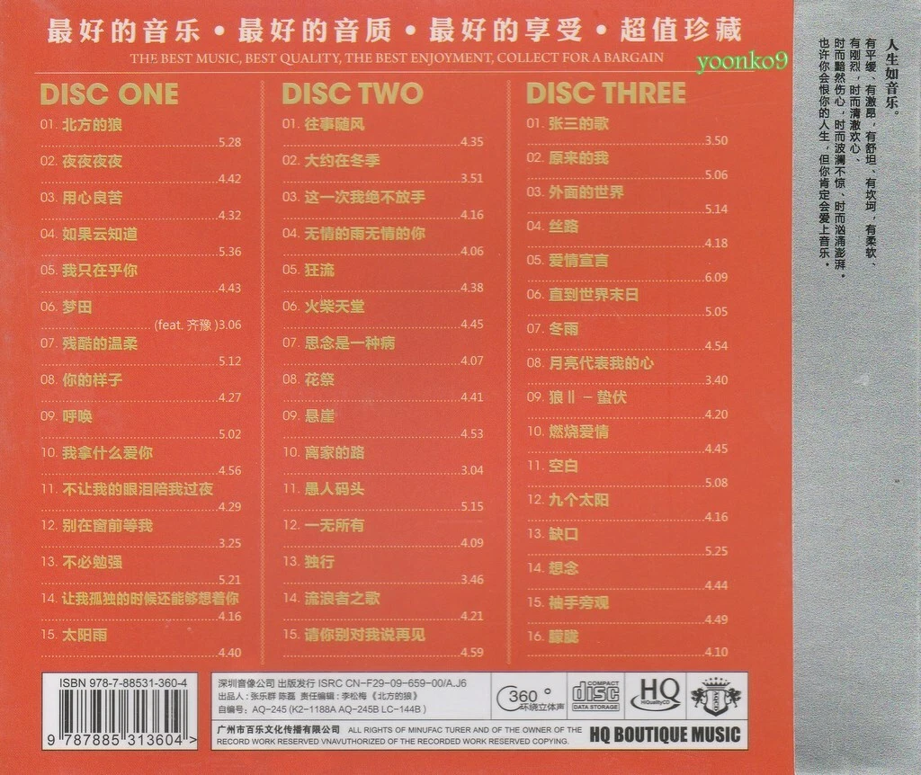 Chyi Chin Album