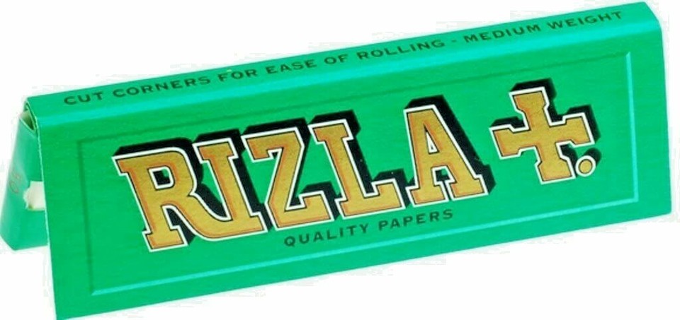 Rizla Rolling Papers Green Cut Corners Single Wide 50 Lvs/Pk DISCOUNTS ...