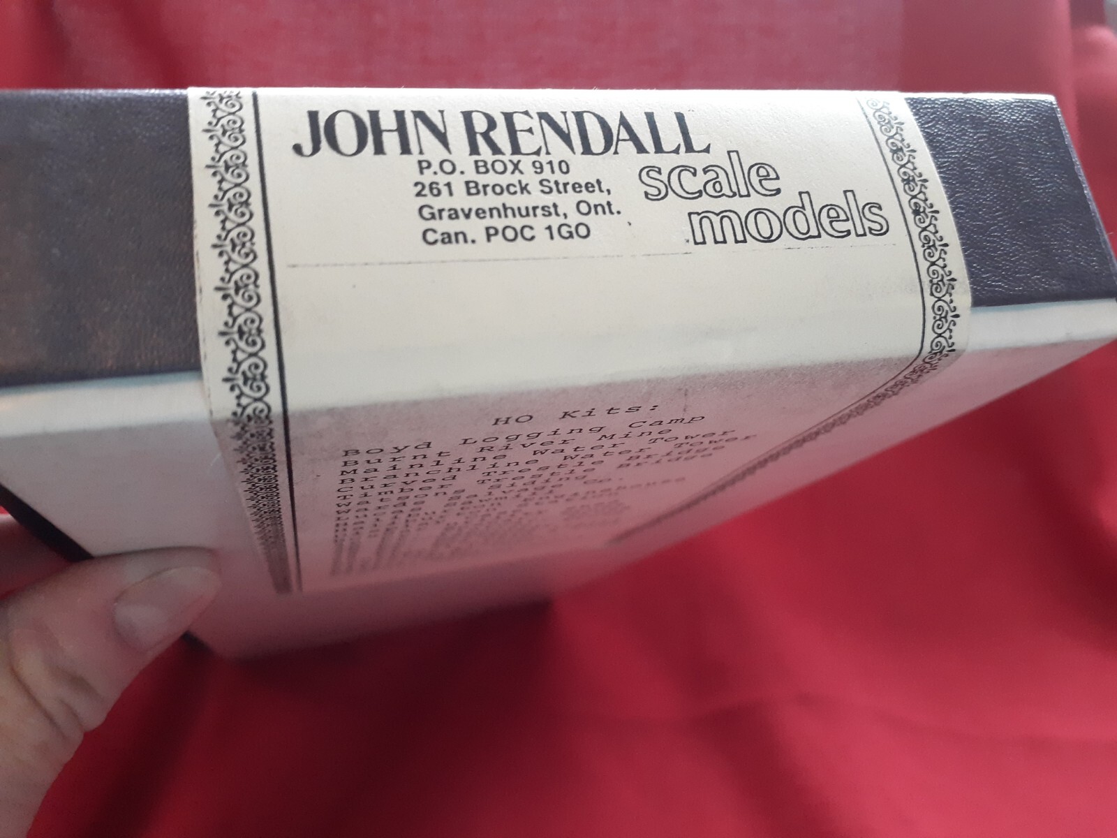 Vintage John Rendall HO Scale Model Kit Haliburton Enginehouse sealed ...