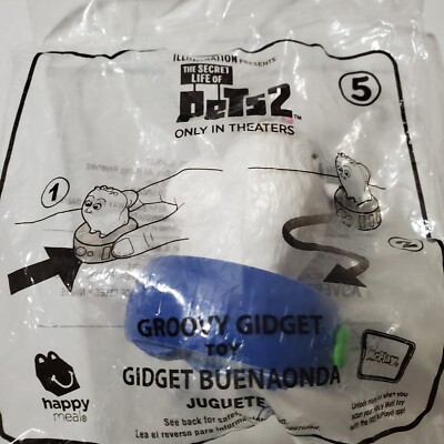 Mcdonalds Groovy Gidget Secret Life Of Pets 2 Happy Meal Toy #5 | eBay