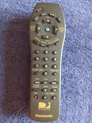 PANASONIC DIRECTV REMOTE TV/DVD/VCR/SAT EUR511515A | eBay