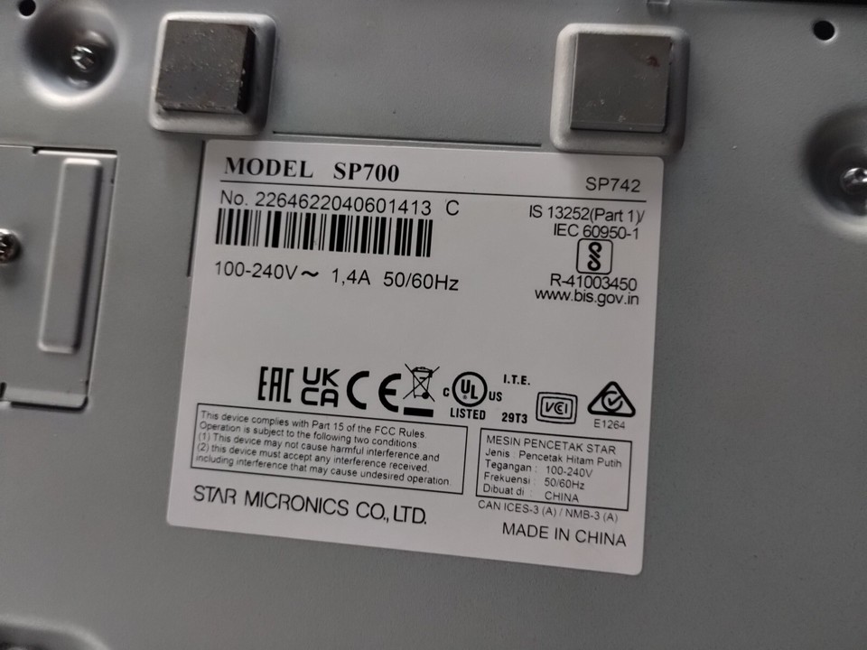 STAR SP700 SP742 Dot Matrix Auto Cut POS Serial Receipt Printer | eBay