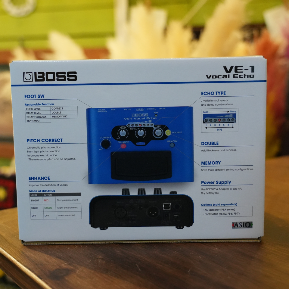 Boss VE-1 Vocal Echo Vocal Effect Processor | eBay