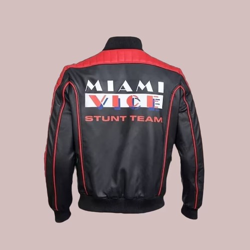 Miami Vice Jacket For Men Ryan Gosling The Fall Guy Bomber Leather ...
