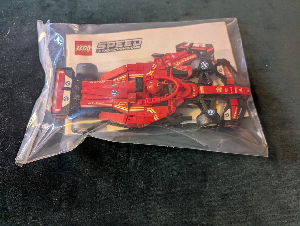 LEGO 77242 — Ferrari SF-24 — Used, Built & Complete w/ Manual (No Box ...