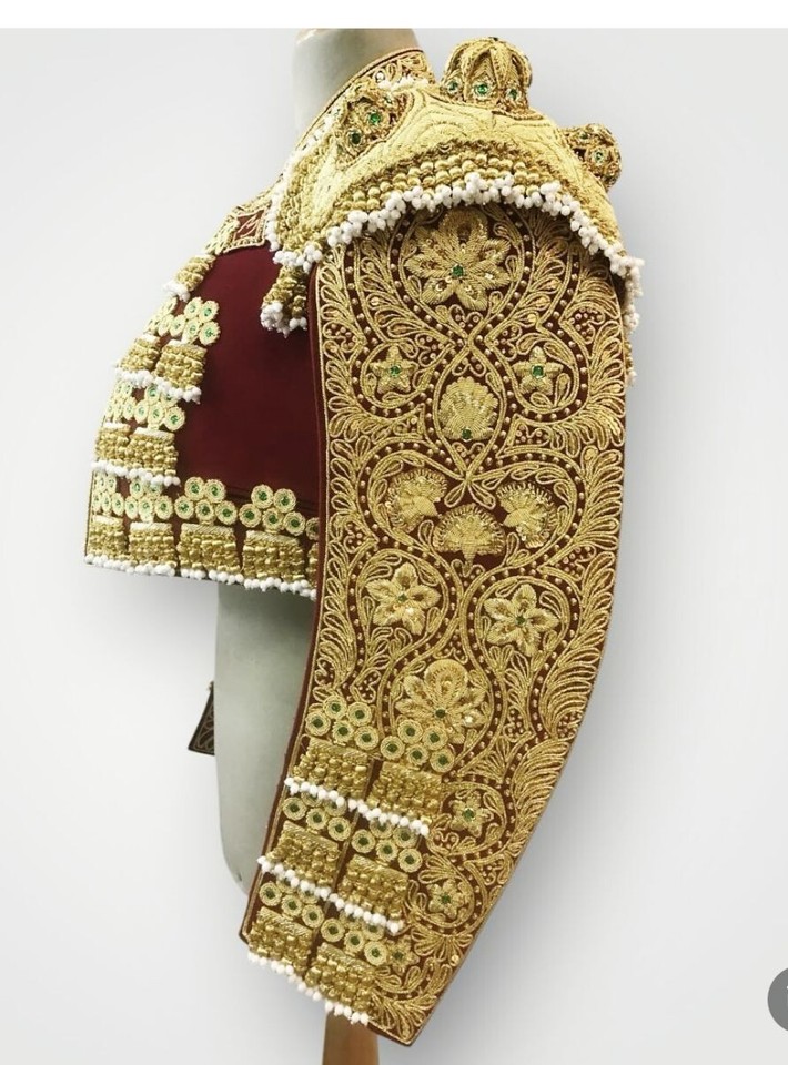 Customized Red Men Spanish Matador Jacket Premium Bullfighter Torero ...