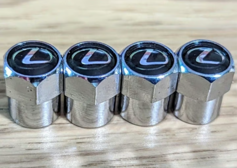 4x Metal Alloy Tire Air Valve Stem Cap Fits all Lexus models | eBay