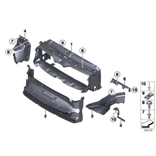 Original BMW 51747255414 - Luftführung unten 1er 3er | eBay
