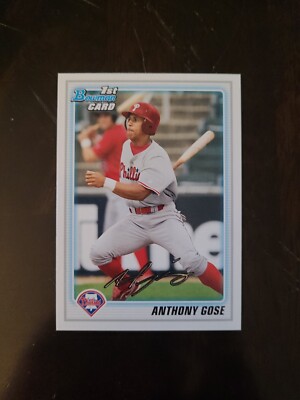 2010 Bowman Anthony Gose RC Prospects #BP104 Philadelphia Phillies ...