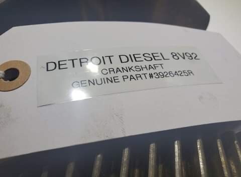 Detroit Diesel 8V92 BV-92 Crankshaft 3926425R | eBay