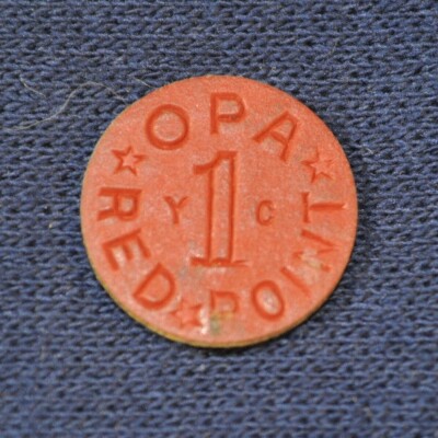 OPA Token Coin Scarce YC Red Point Semi Rare War Ration Token | eBay