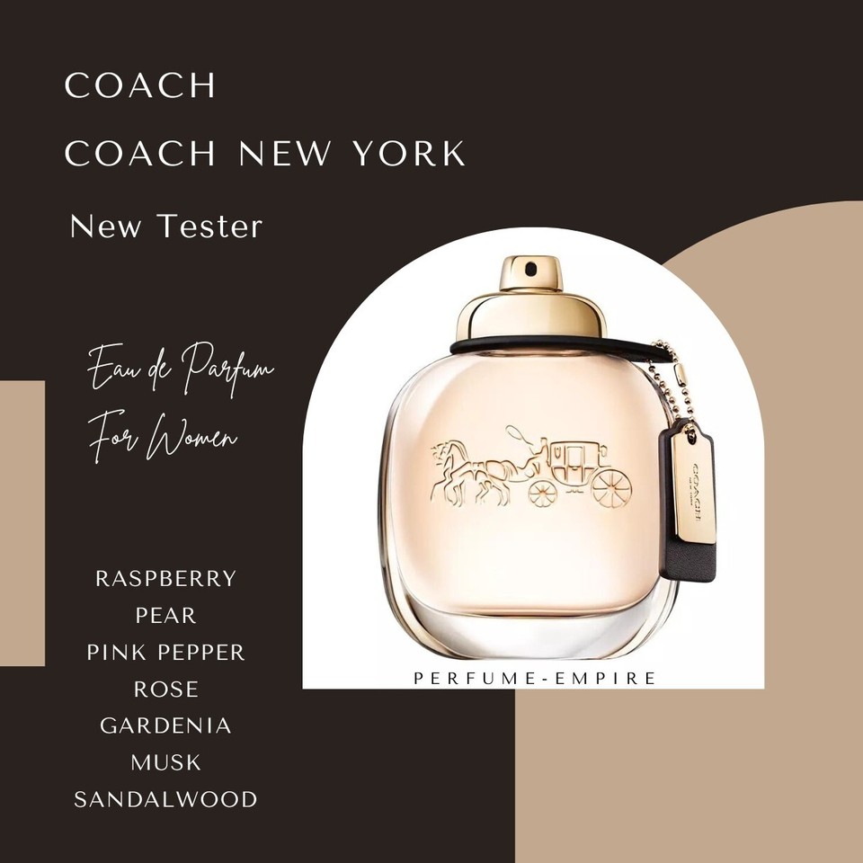 COACH NEW YORK by Coach Perfume Women 3.0 oz edp New Tester ...