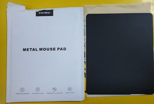 VAYDEER Hard Metal Medium Black Aluminum Mouse Pad Mat Ultra Thin. | eBay